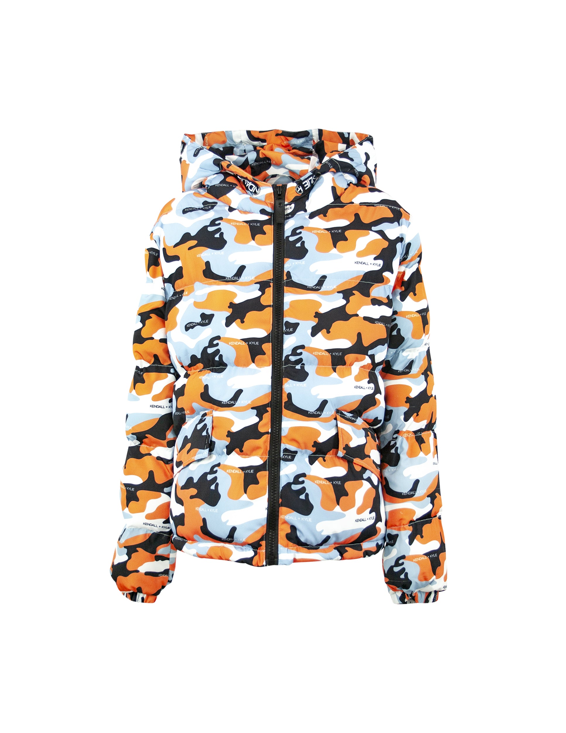 KENDALL AND KYLIE Piumino con Stampa Camouflage | Loverlock
